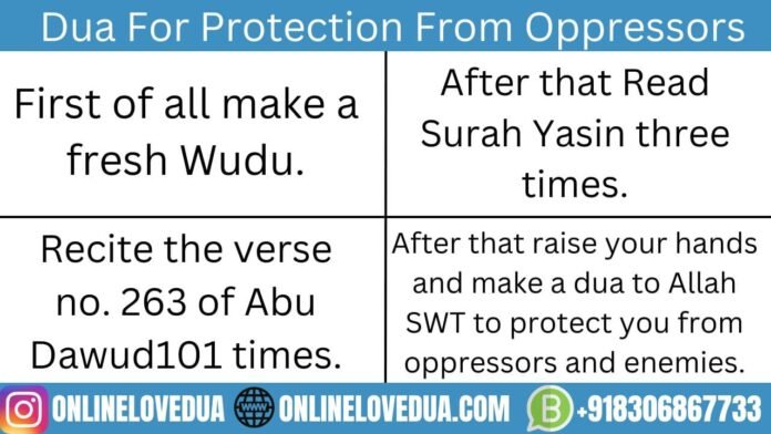 Dua Against Enemies and Oppressors - Online Love Dua